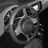 China Best Car Interior Accessory Personalized Steering Wheel Cover for VW Up 2013-2019 for sale