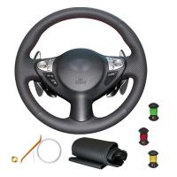 China 2017-2019 Year PU Leather Customized Steering Wheel Cover for Nissan Maxima Sentra SV for sale