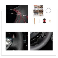 China 2017-2019 Year PU Leather Customized Steering Wheel Cover for Nissan Maxima Sentra SV for sale