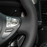 China 2017-2019 Year PU Leather Customized Steering Wheel Cover for Nissan Maxima Sentra SV for sale