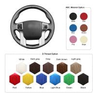 China Black Carbon Fiber Steering Wheel Cover for Toyota Land Cruiser Prado Tacoma 110g for sale