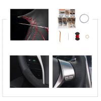China Black Suede Custom Fit Steering Wheel Cover For Nissan Qashqai Rogue Pulsar 2014-2018 for sale