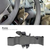 China DIY Car Interior Accessories PU Leather Steering Wheel Cover for Toyota Land Cruiser for sale