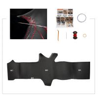China Black PU Leather Steering Wheel Cover for Nissan Versa Note NV200 Sentra S 2014-2019 for sale