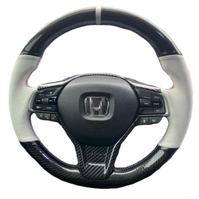 China Blue Thread Car Steering Wheel Cover for Honda Accord 10 Insight 2018 2019 30*15*5 cm for sale