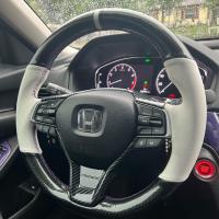 China Blue Thread Car Steering Wheel Cover for Honda Accord 10 Insight 2018 2019 30*15*5 cm for sale