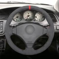 China Custom Honda Integra Type R DC2 1998-2000 Civic EK9 1997-2002 Suede Steering Wheel Cover for sale