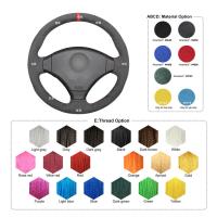 China Custom Honda Integra Type R DC2 1998-2000 Civic EK9 1997-2002 Suede Steering Wheel Cover for sale
