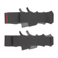China Red Thread Color Steering Wheel Cover for Toyota Land Cruiser 300 GR Sport 2022-2024 for sale