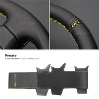 China Custom Fit Steering Wheel Cover for HONDA Integra Type R DC2 1998-2000 Civic EK9 1997-2002 for sale