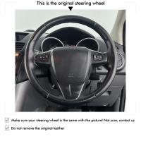 China DIY Vegan Leather Steering Wheel Cover for Mazda BT-50 BT50 2012-2020 Customized for sale