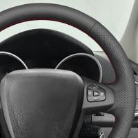 China DIY Vegan Leather Steering Wheel Cover for Mazda BT-50 BT50 2012-2020 Customized for sale