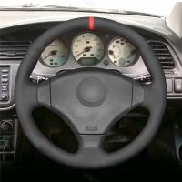 China INTEGRA Type R DC2 1998-2000 Civic EK9 1997-2002 Custom Soft Suede Steering Wheel Cover for sale