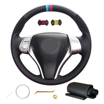 China Must-Have Accessory for Nissan X-Trail 2014-2017 Genuine Leather Steering Wheel Cover for sale