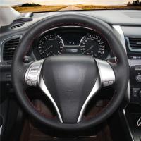 China Must-Have Accessory for Nissan X-Trail 2014-2017 Genuine Leather Steering Wheel Cover for sale