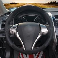 China Must-Have Accessory for Nissan X-Trail 2014-2017 Genuine Leather Steering Wheel Cover for sale