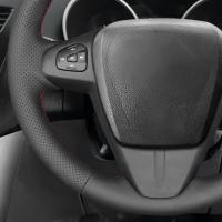 China Southeast Asia Models Blue Suede Steering Wheel Cover for Mazda BT-50 / BT50 2012-2020 for sale