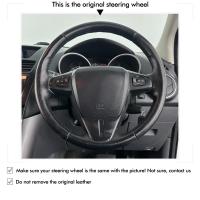 China Southeast Asia Models Blue Suede Steering Wheel Cover for Mazda BT-50 / BT50 2012-2020 for sale