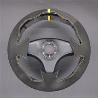 China Soft and Comfortable Suede Steering Wheel Cover for Honda Integra Type R 1994-2001 for sale