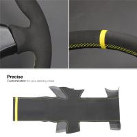 China Soft and Comfortable Suede Steering Wheel Cover for Honda Integra Type R 1994-2001 for sale