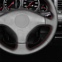 China Custom Steering Wheel Cover for HONDA Civic 6 EK CTR EK3 EK4 Type R Sir EK9 1996-2000 for sale