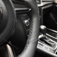 China Red Thread Steering Wheel Cover for Mazda 3 Axela 6 Atenza CX-5 CX5 CX9 CX-9 2016 2017 2018 2019 for sale