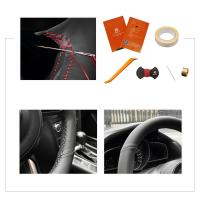 China Red Thread Steering Wheel Cover for Mazda 3 Axela 6 Atenza CX-5 CX5 CX9 CX-9 2016 2017 2018 2019 for sale