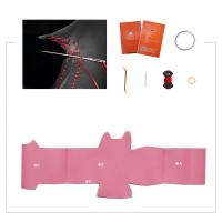 China Light Pink Customized Steering Wheel Cover Set for Nissan NV200 Sentra 2007 2008 2012 for sale