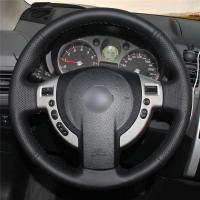 China Leather Steering Wheel Cover for Nissan Qashqai Rogue X-Trail 2008-2013 Perfectly Fit for sale