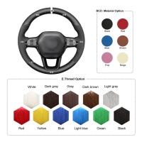 China Maroon Fan Club Design Style Custom Steering Wheel Cover for Honda Civic 11th gen 2022 for sale