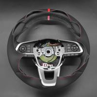China 2020-2023 Toyota Raize Yaris Customized Genuine Leather Steering Wheel Cover 20*15*7cm for sale