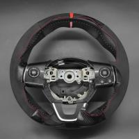 China Customized Thread Color Steering Wheel Cover for Toyota Sienta 2015-2024 3-Spoke Wheel for sale