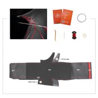 China Artificial Leather Orange Steering Wheel Cover for Honda CR-V CRV 2007 2008 2009 2010 2011 for sale