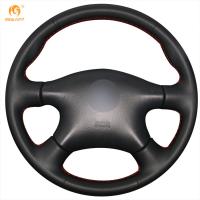 China Leather Hand Sewing Steering Wheel Cover for Nissan Almera N16 Pathfinder 2003-2004 Primera Paladin 2004-2013 X-Trail 2001-2006 for sale