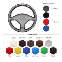 China Hand Sewing Steering Wheel Cover for Honda Civic 6 EK CTR EK3 EK4 Type R Sir EK9 1996-2000 for sale