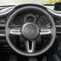 China CX-3 Black Hand Stitching Leather Cover for Mazda CX-30 CX30 Mazda 3 Axela 2019-2020 for sale