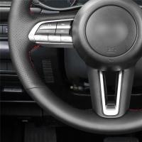 China CX-3 Black Hand Stitching Leather Cover for Mazda CX-30 CX30 Mazda 3 Axela 2019-2020 for sale