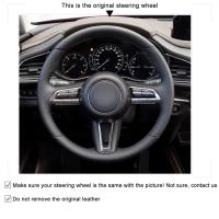 China CX-3 Black Hand Stitching Leather Cover for Mazda CX-30 CX30 Mazda 3 Axela 2019-2020 for sale