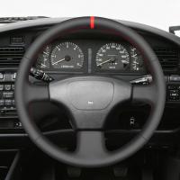 China 1990-1997 Toyota Land Cruiser 80 Series Handmade Genuine Leather Steering Wheel Cover for sale