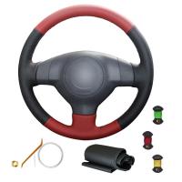 China Leather Steering Wheel Cover for Suzuki SX4 Alto and Swift 3-Spoke Custom Design for sale