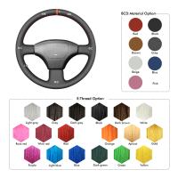 China Handcrafted Leather Steering Wheel Cover for Toyota Land Cruiser 80 Series 1990-1997 for sale