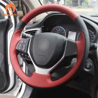 China VITARA Leather Steering Wheel Cover for Suzuki CELERIO S-CROSS SX4 2013 2014 at Low for sale