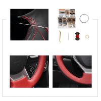 China VITARA Leather Steering Wheel Cover for Suzuki CELERIO S-CROSS SX4 2013 2014 at Low for sale