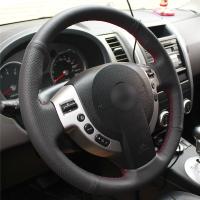 China Artificial Leather Steering Wheel Wrap for Nissan Qashqai 2007-2013  Rogue 2008-2013  X-Trail 2008-2013 NV200 2010-2016 Sentra for sale