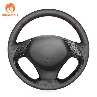 China Hand Stitching Steering Wheel Cover For Toyota C-HR CHR 2016 2017 2018 2019 2020 for sale