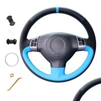China Custom DIY Hand Sewing Leather Steering Wheel Cover for Suzuki SX4 for Suzuki Alto for Suzuki Swift for sale
