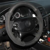 China Wholesale Custom Hand Sew Style Steering Wheel Covers for Mercedes-Benz E63 AMG 2006-2008 CLS 63 AMG 2007 for sale