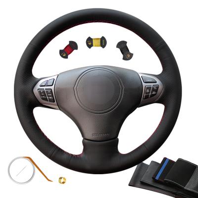 China Hand Sewing Artificial Leather Steering Wheel Cover for Suzuki Grand Vitara 2007 2008 2009 2010 2011 2012 2013 for sale