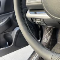 China Best Selling Hand Sewing Car Interior Accessories Auto Leather Steering Wheel Cover for Subaru Legacy Outback XV Forester for sale