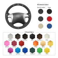 China Customizable and Durable Premium Hand-Stitched Suede Steering Wheel Cover for Toyota Kijiang Innova 2012-2016 (2.0 AT, 2.5 STD) for sale